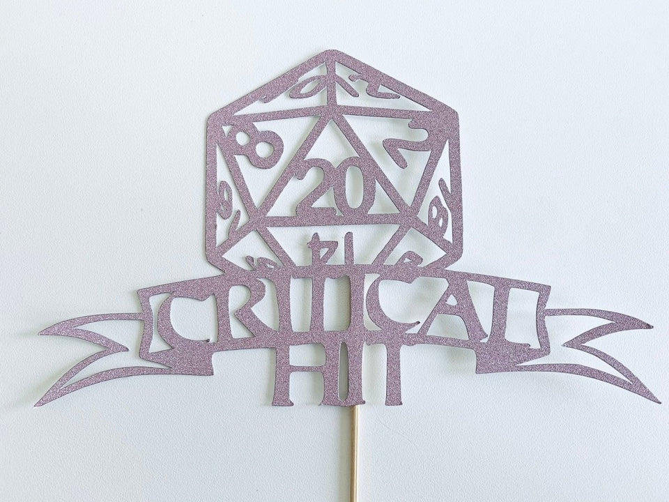 Resplendent Aurora | Critical Hit D&D birthday cake topper digital ...